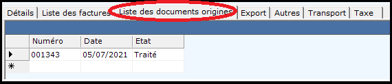 1.6.1.3. Liste des documents origines
